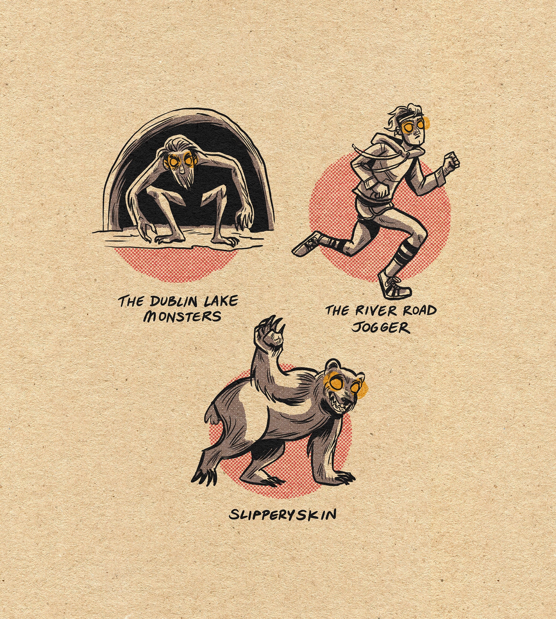 Famous Cryptids of New Hampshire 5 X 7 Print - Etsy