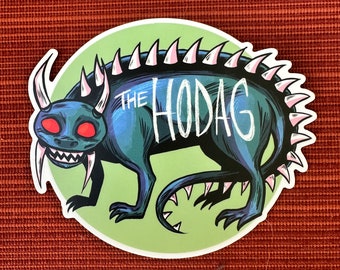 The Hodag Cryptid Sticker Holographic Sparkle - Etsy