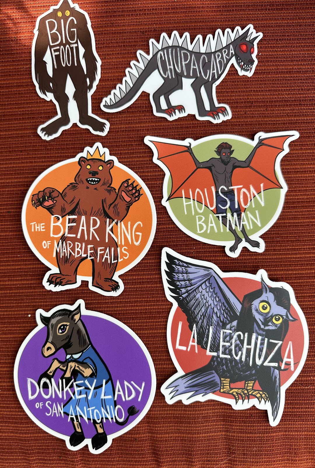 Cryptids Sticker Set - Mix & Match Any 3! - Etsy