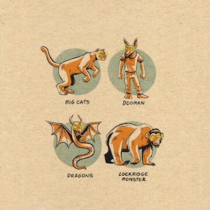 Famous Cryptids of Iowa 8 X 10 Print - Etsy