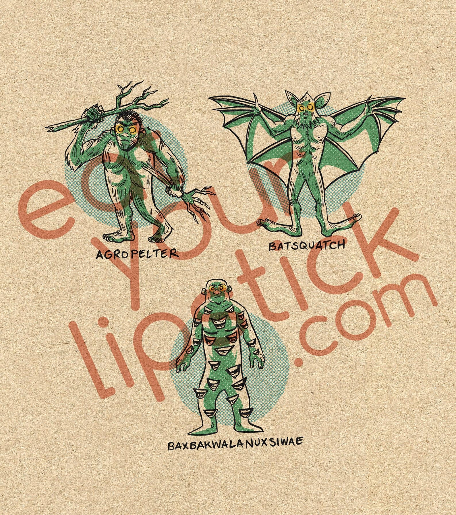 Famous Cryptids of Washington 11 X 14 Print - Etsy