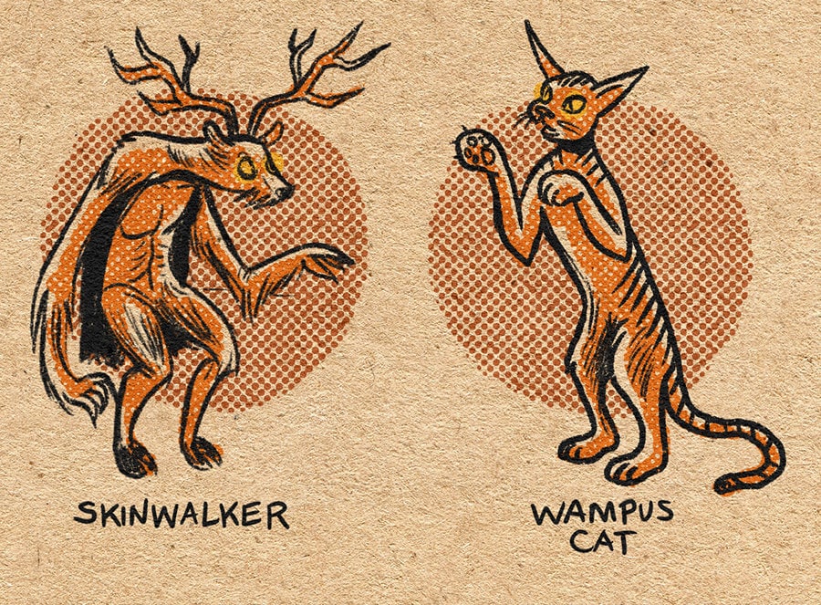 Famous Cryptids of Texas 8 X 10 Print - Etsy UK