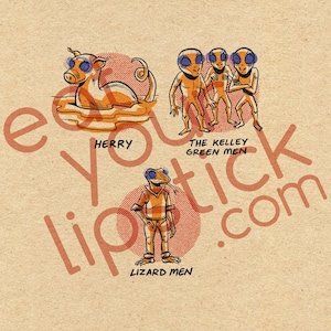 Famous Cryptids of Kentucky Print - Etsy