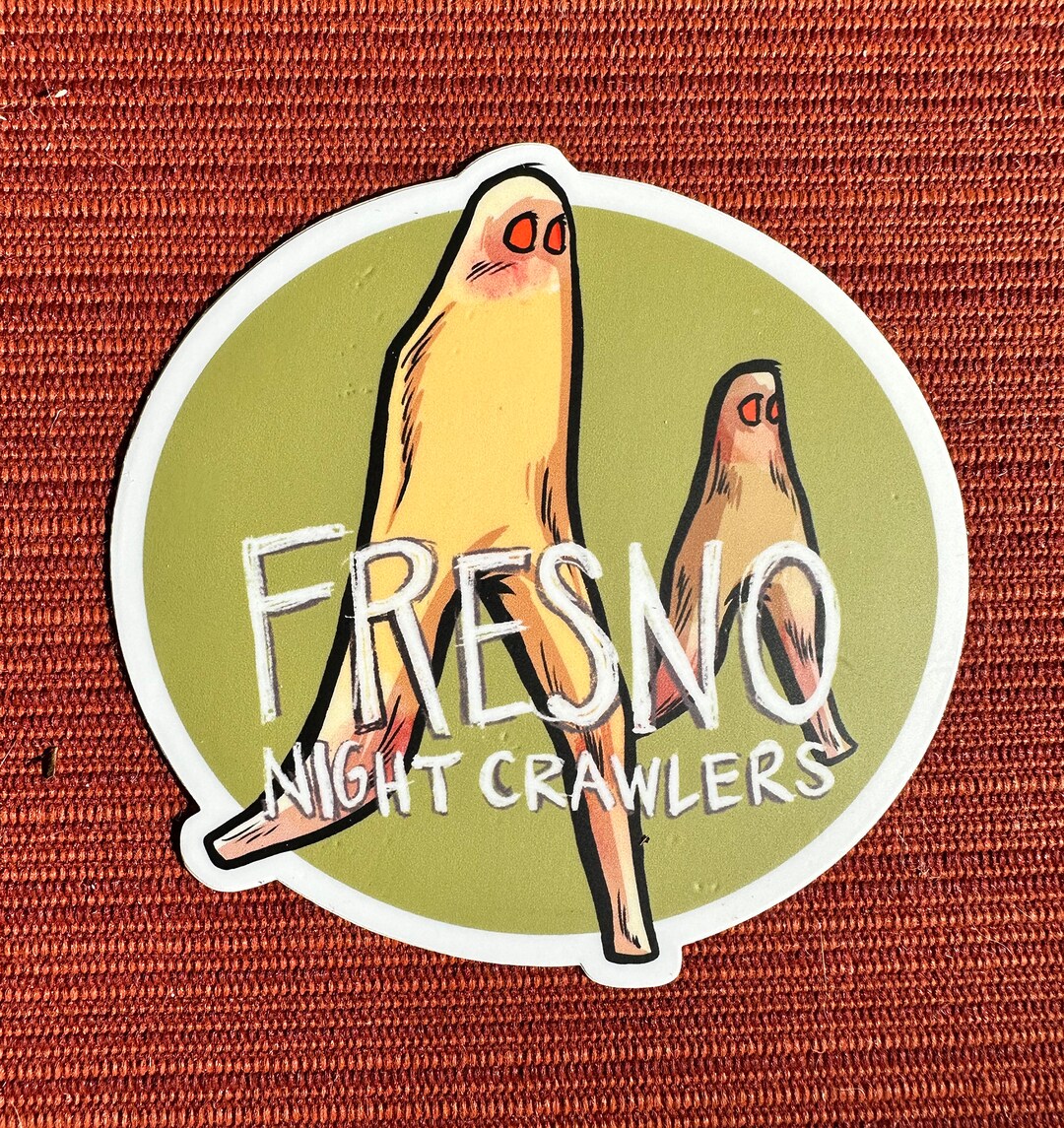 Fresno Night Crawlers Sticker - Etsy