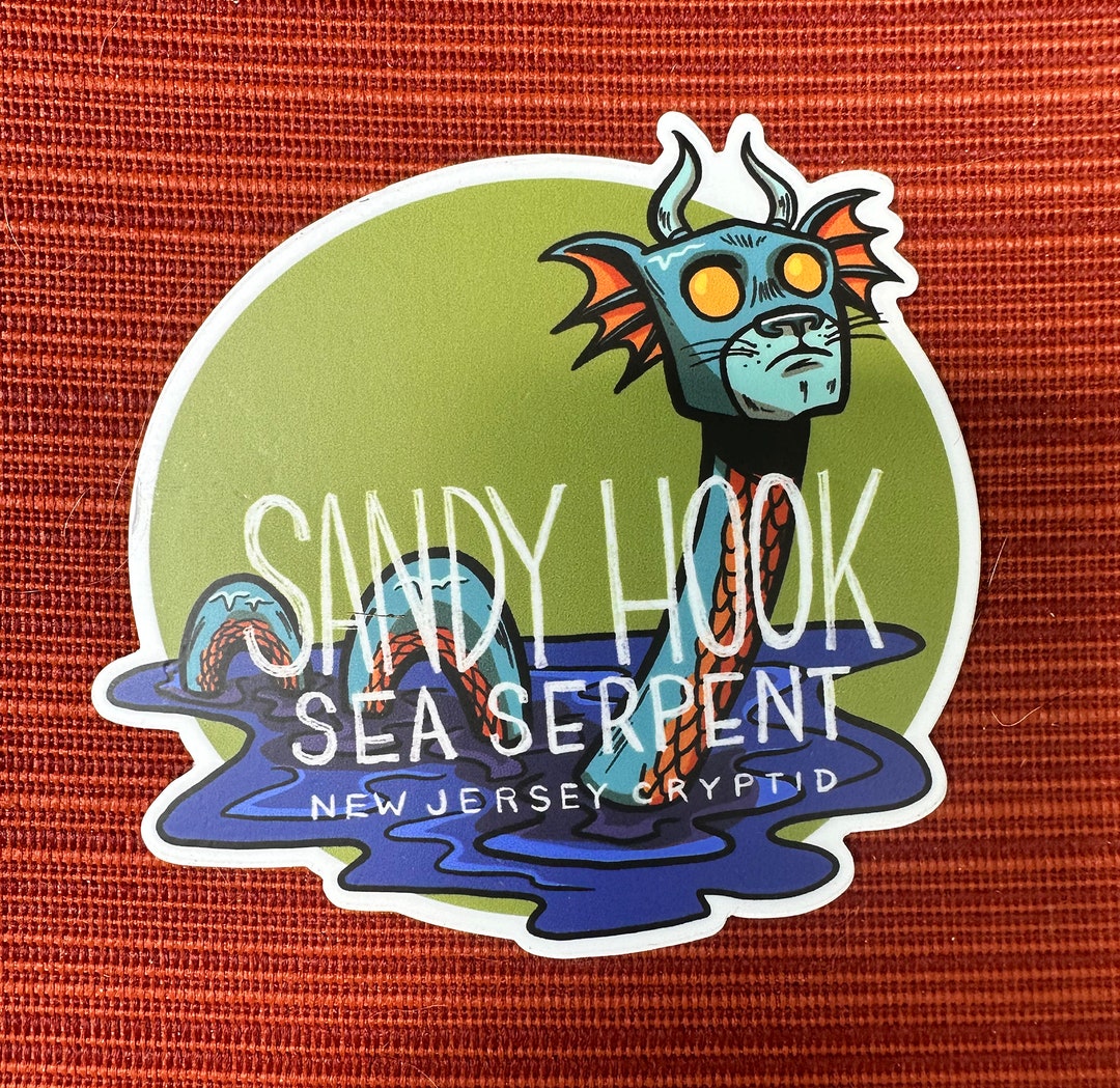 The Sandy Hook Sea Serpent Sticker - Etsy