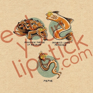 Famous Cryptids of Iowa 8 X 10 Print - Etsy