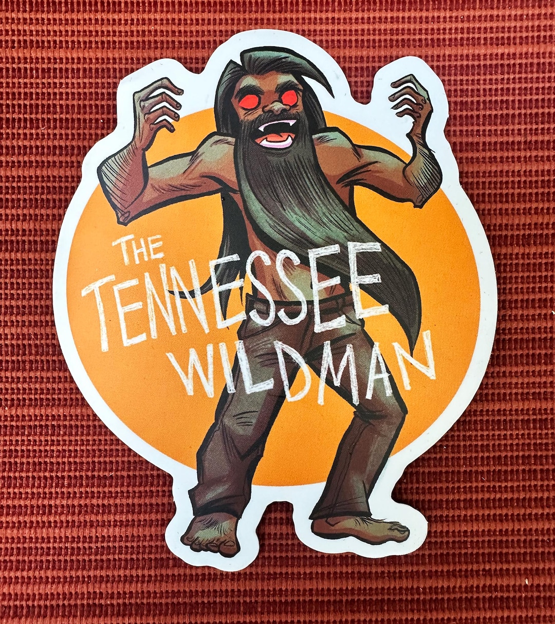 The Tennessee Wildman Sticker - Etsy