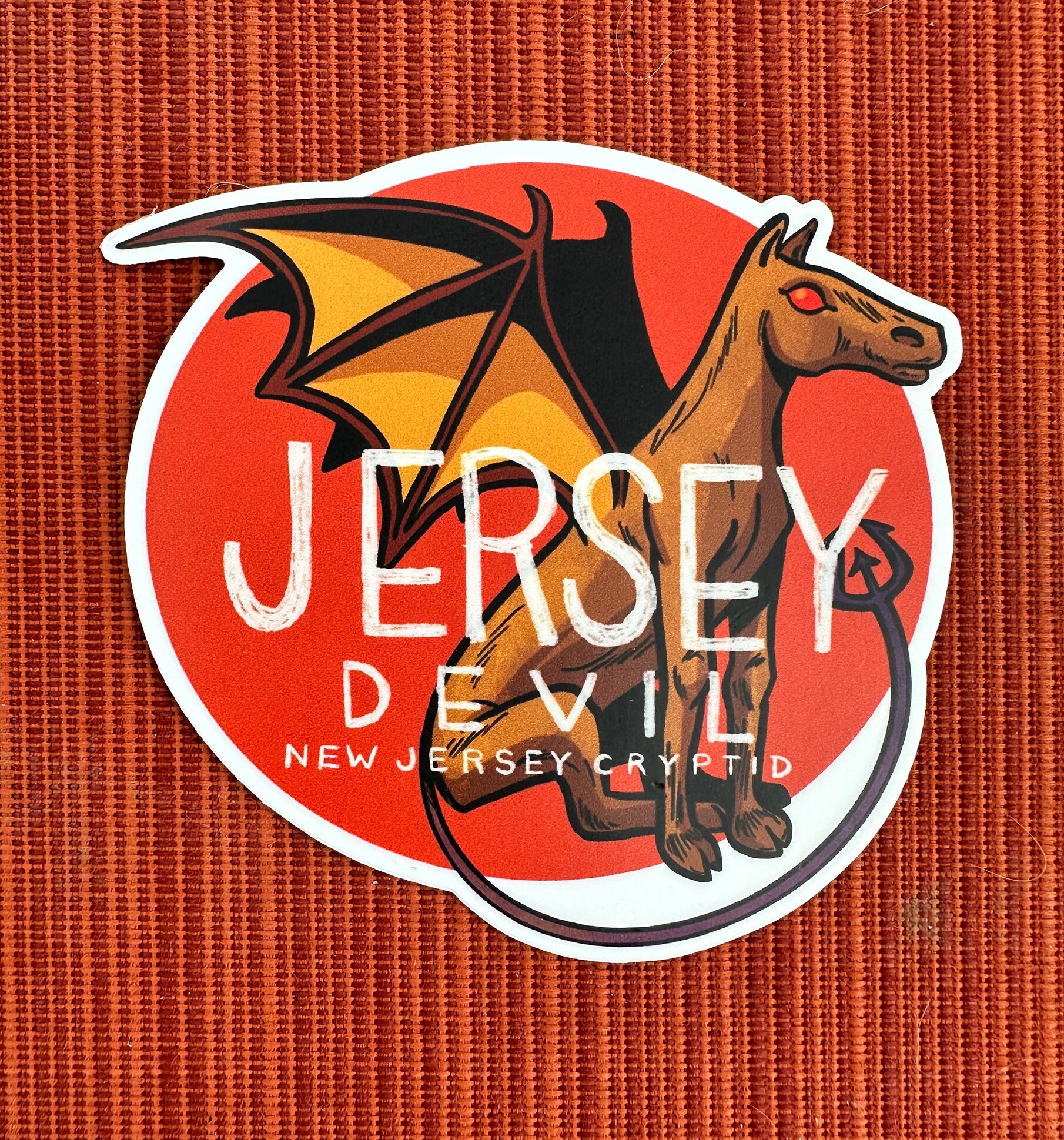 The Jersey Devil Sticker - Etsy