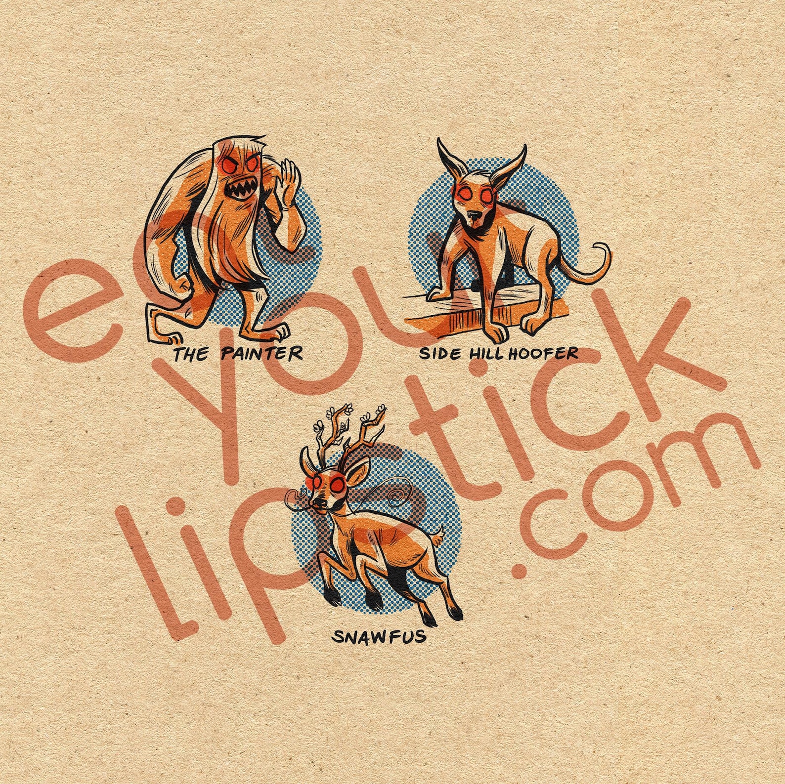 Famous Cryptids of Missouri 5 X 7 Print - Etsy