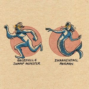 Famous Cryptids of Delaware 11 X 14 Print - Etsy