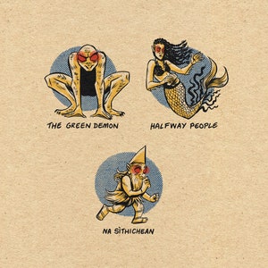 Famous Cryptids of Nova Scotia 8" X 10" Print - Etsy