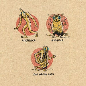 Famous Cryptids of Hawaii 11 X 14 Print - Etsy