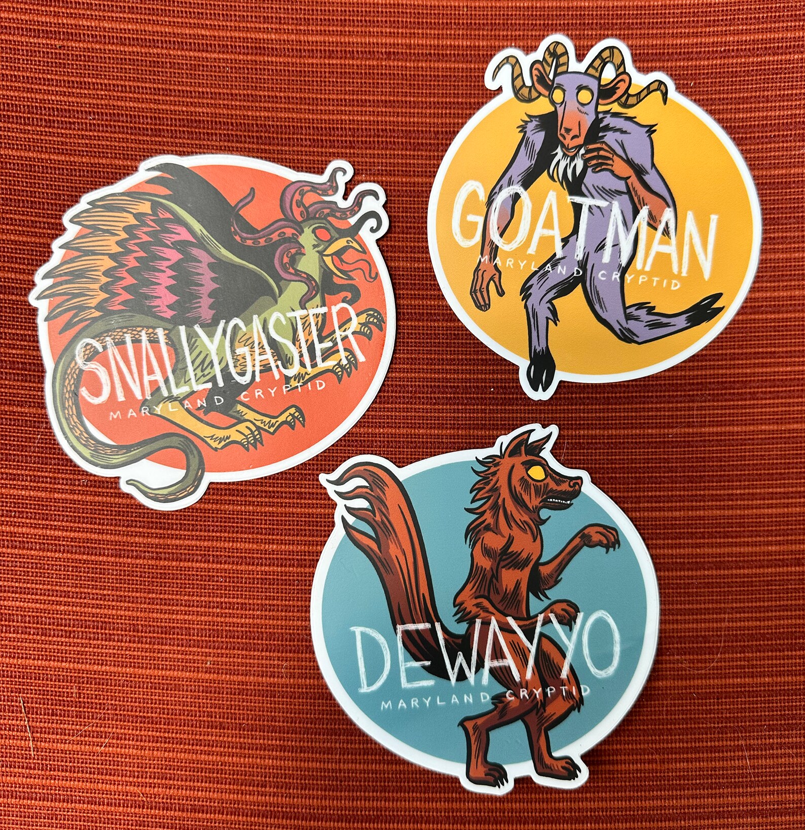 Maryland Cryptids Print & Sticker Pack - Etsy
