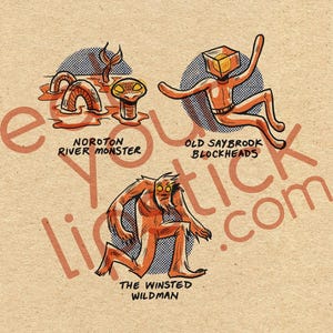 Famous Cryptids of Connecticut - Etsy