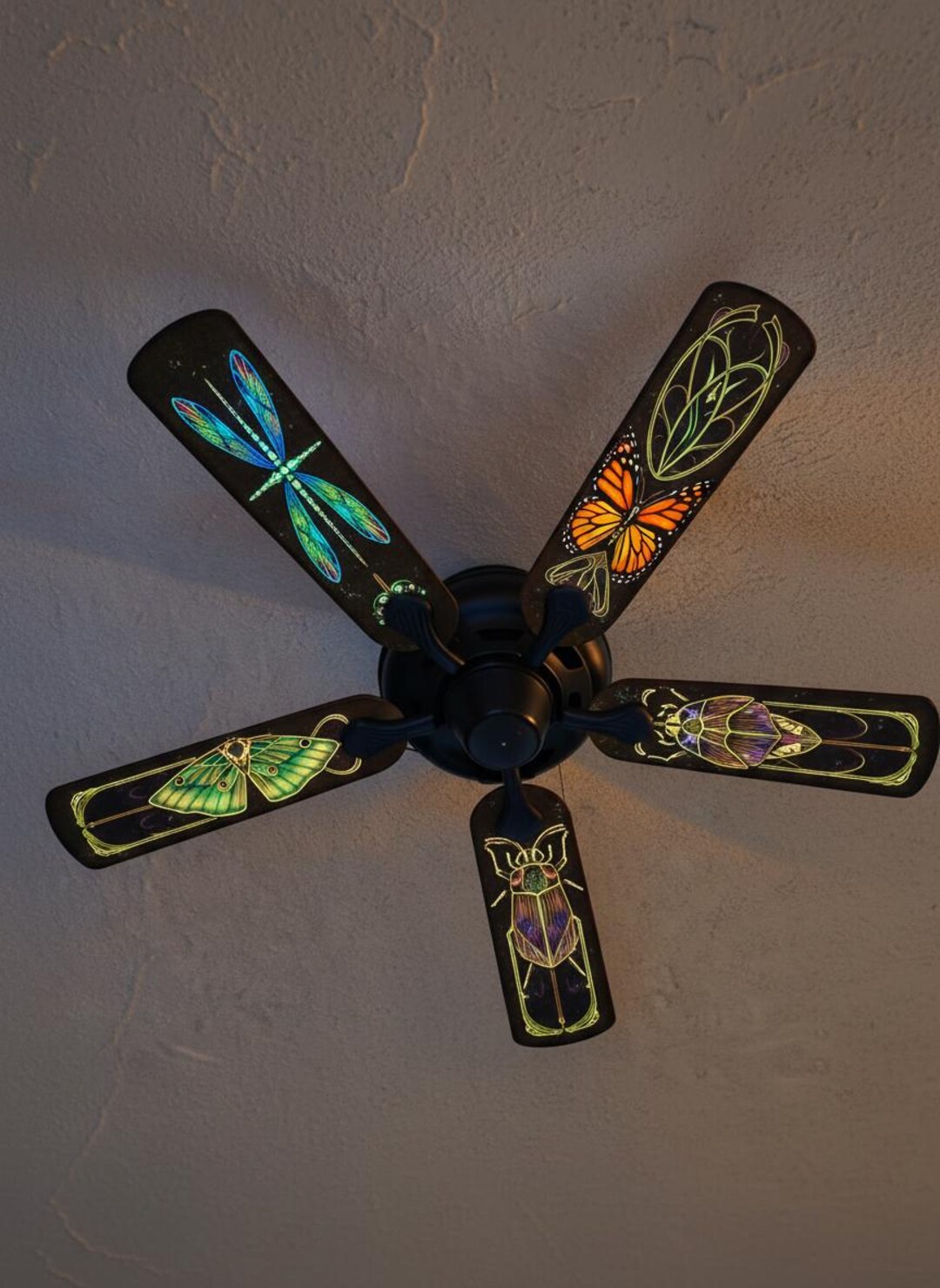 Kinetic Insect Ceiling Fan Decals | Cyberpunk Steampunk Art - Etsy