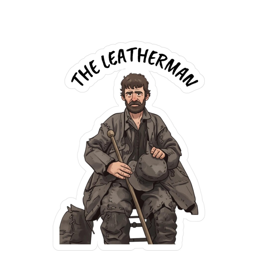 The Leatherman Sticker | Hand-illustrated Vinyl Decal, Outdoor Camper ...