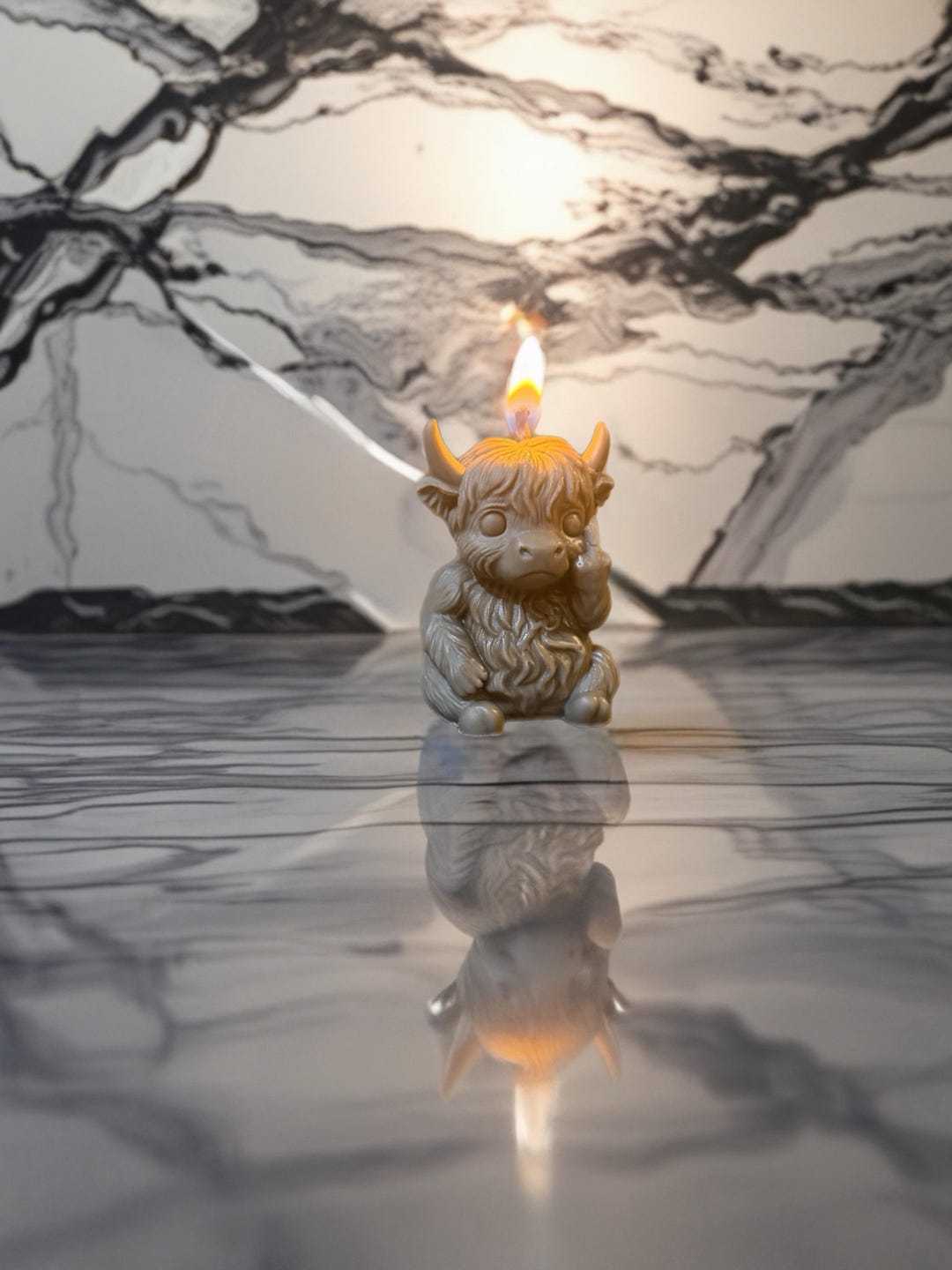 Highland Cow Candle - Etsy