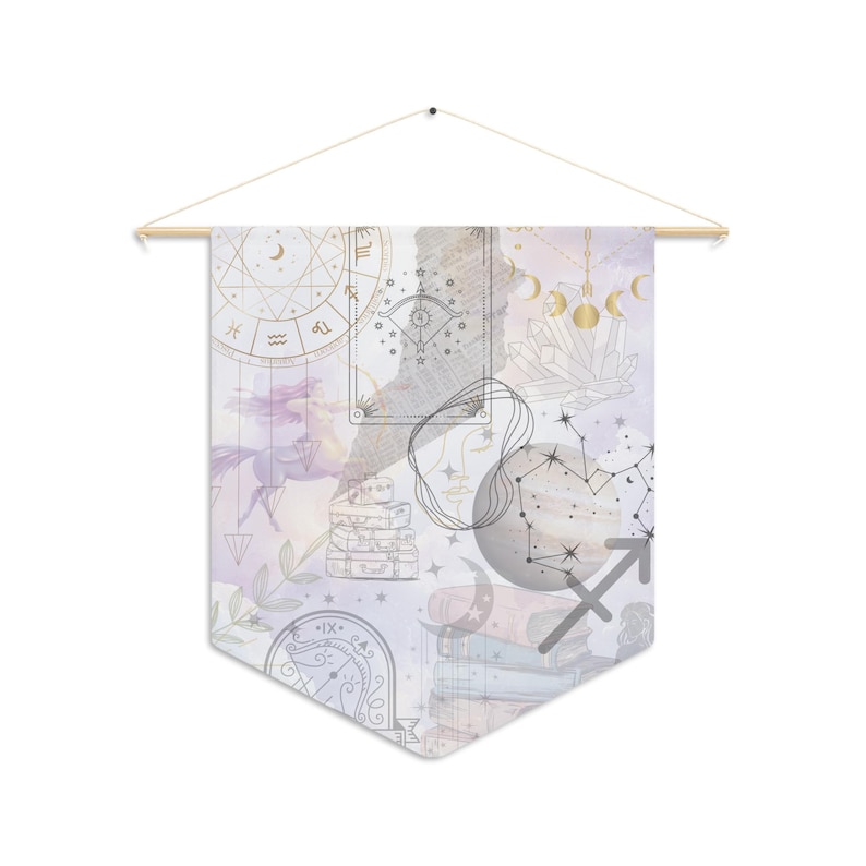 Astrology Sagittarius Pennant Wall Flag Celestial Zodiac Constellation ...