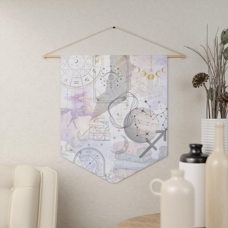 Astrology Sagittarius Pennant Wall Flag Celestial Zodiac Constellation ...