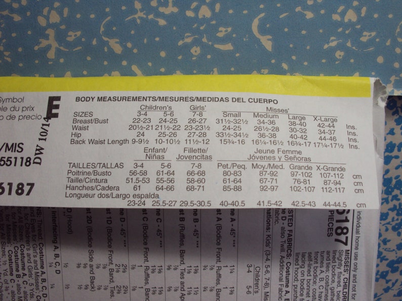 Adult Story Book Pattern Miss Sizing - Etsy