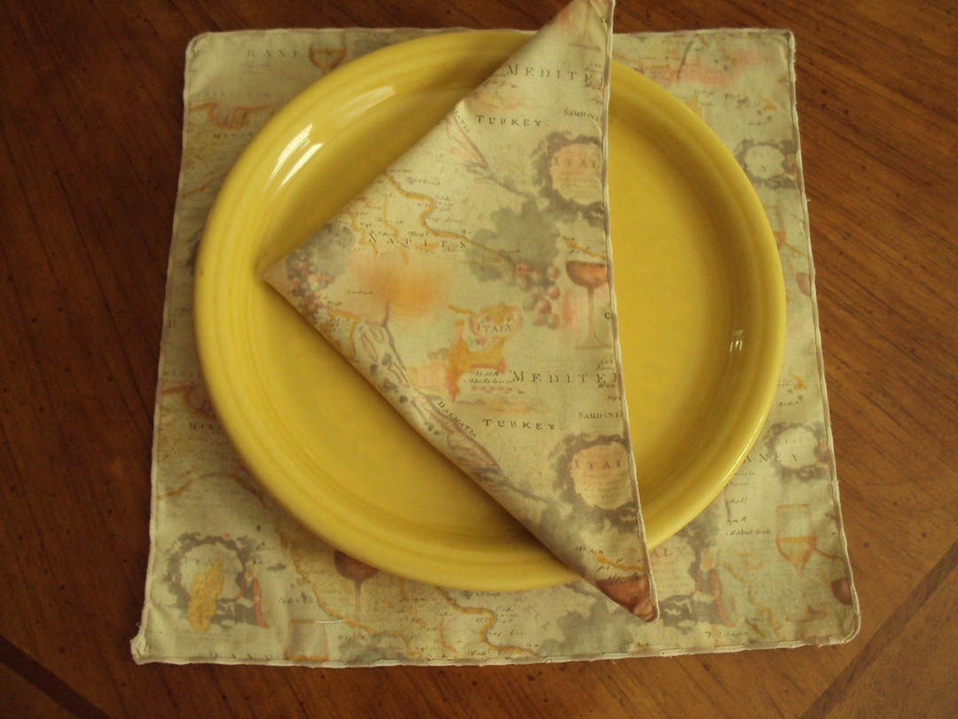 Cocktail Napkin wine Map of Europe, Party Napkins, Wine Tasting Party ...