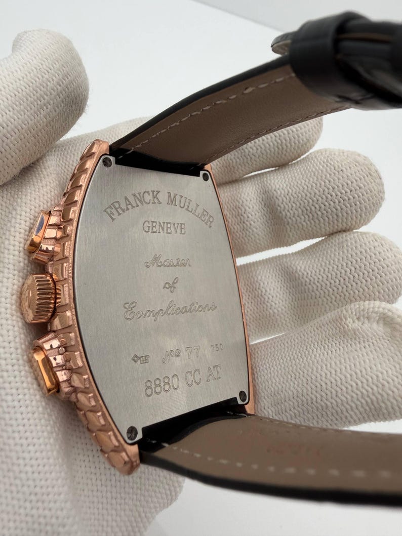 Vintage Franck Muller Quartz Movement Full Rose Gold Color, Steel Body ...