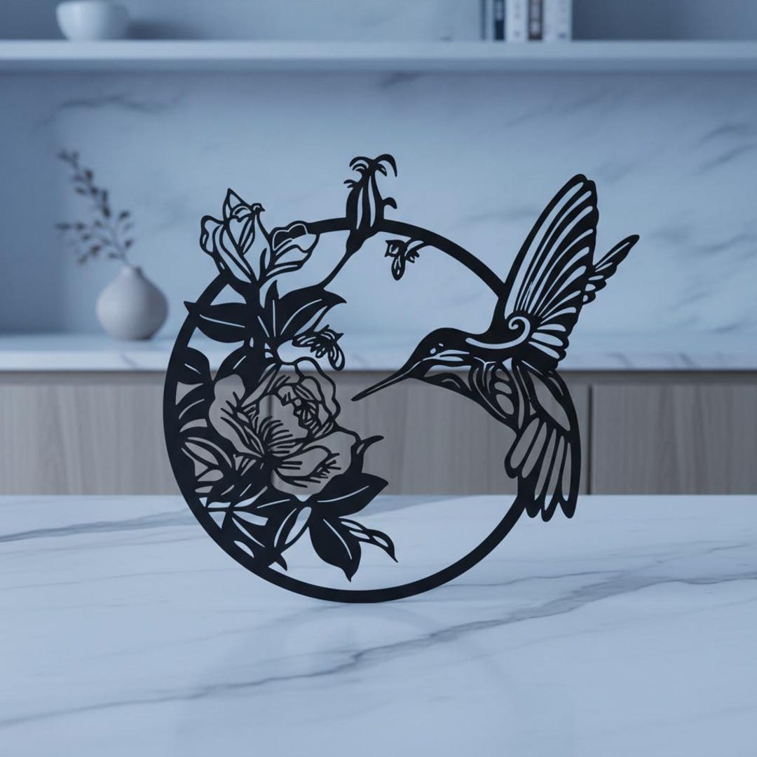 Humming Bird SVG, Moon Goddess Metal Wall Art (digital Download) - Etsy