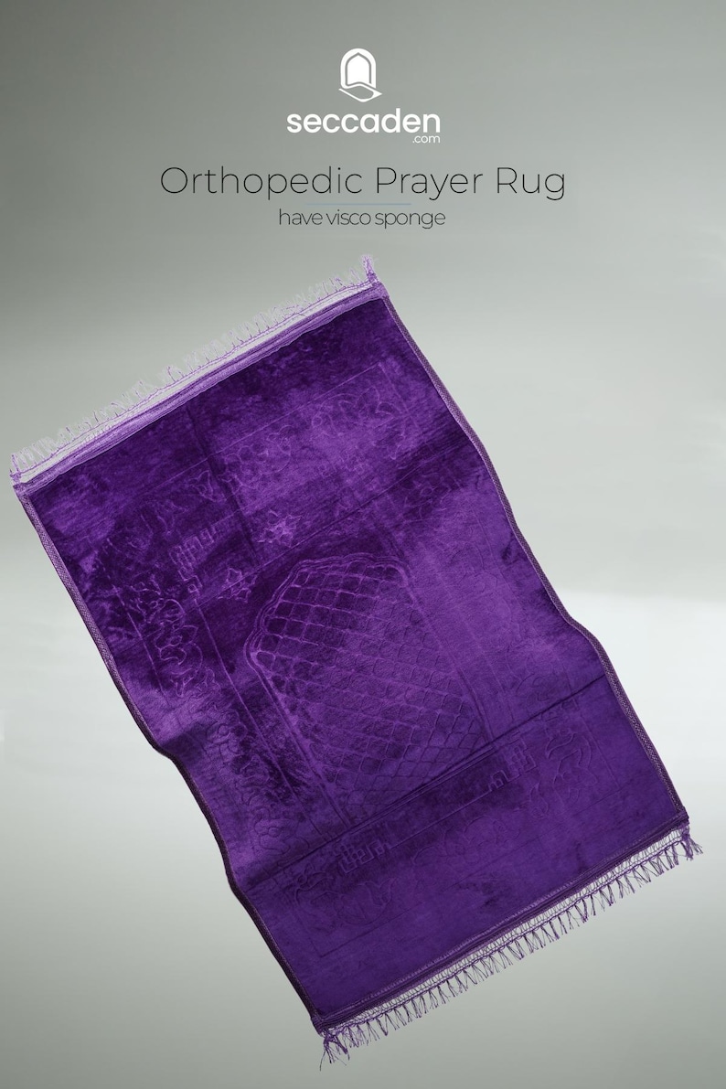 Orthopedic Prayer Mat– 7cm Visco Foam, Velvet Janamaz - Etsy
