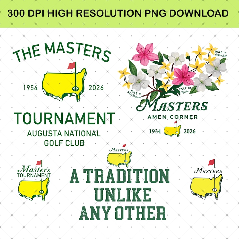 Masters Logo Png - Etsy