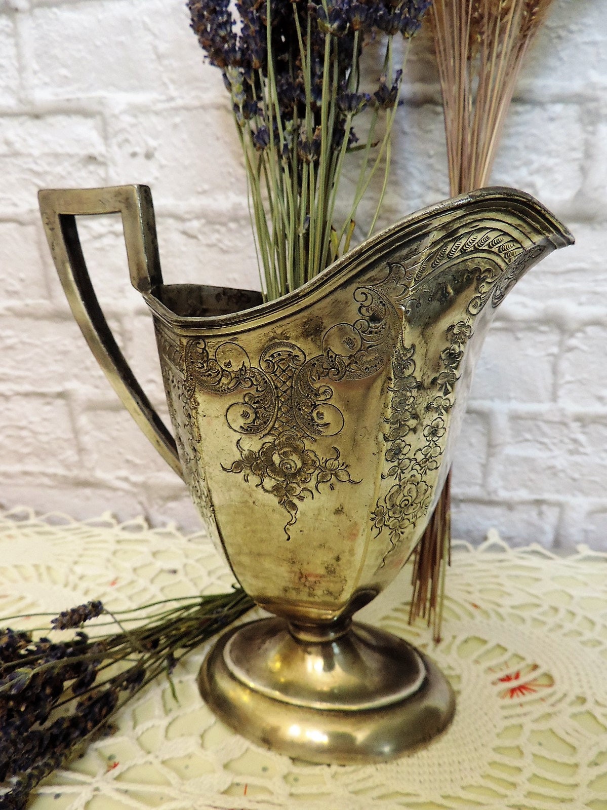 Antique Barbour Silverplate Hollowware Creamer 5314 - Etsy