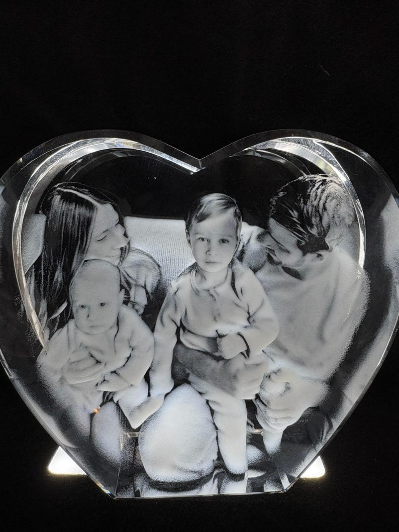 Personalized 3D Pet Memorial Crystal, Dog Memorial Gift, Cat Loss ...