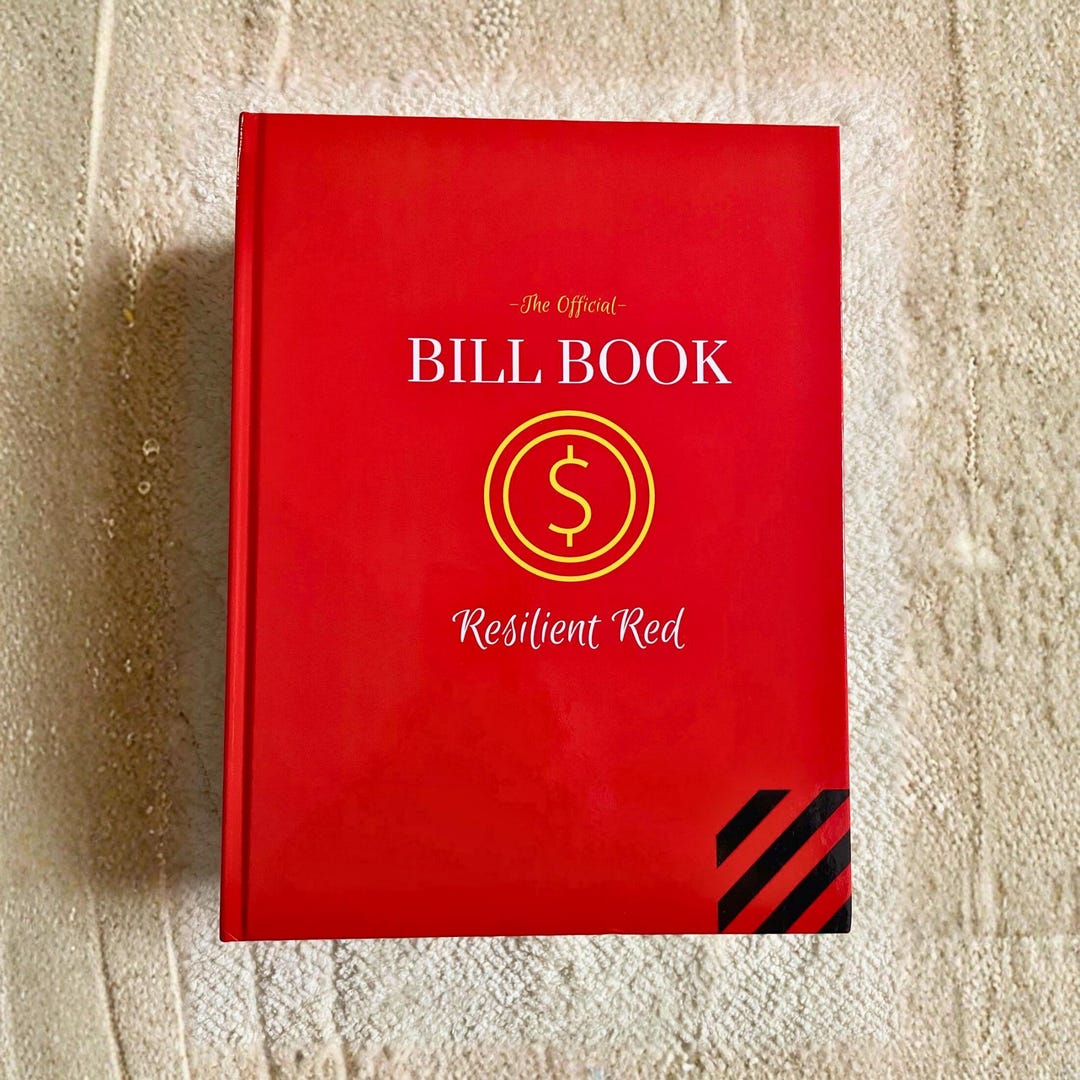 The Official Bill Book - Resilient Red - Etsy