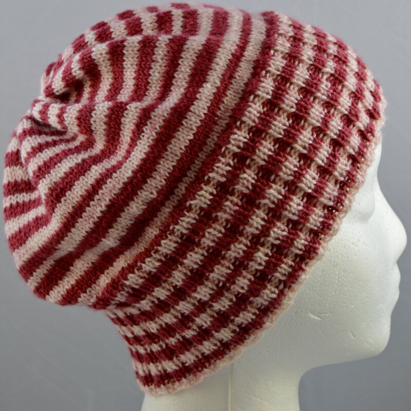 Striped Knit Hat - Etsy