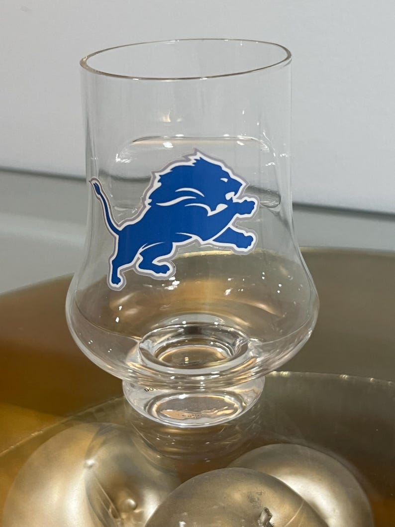 Detroit Lions Cigar Snifter Glass With Cigar Holder - Etsy