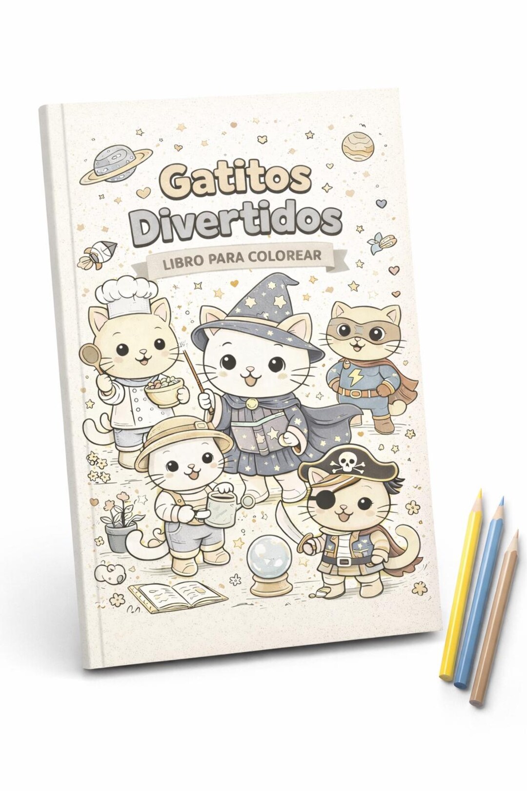Gatitos Divertidos - Libro para colorear (PDF - A4 Imprimible) - Etsy ...