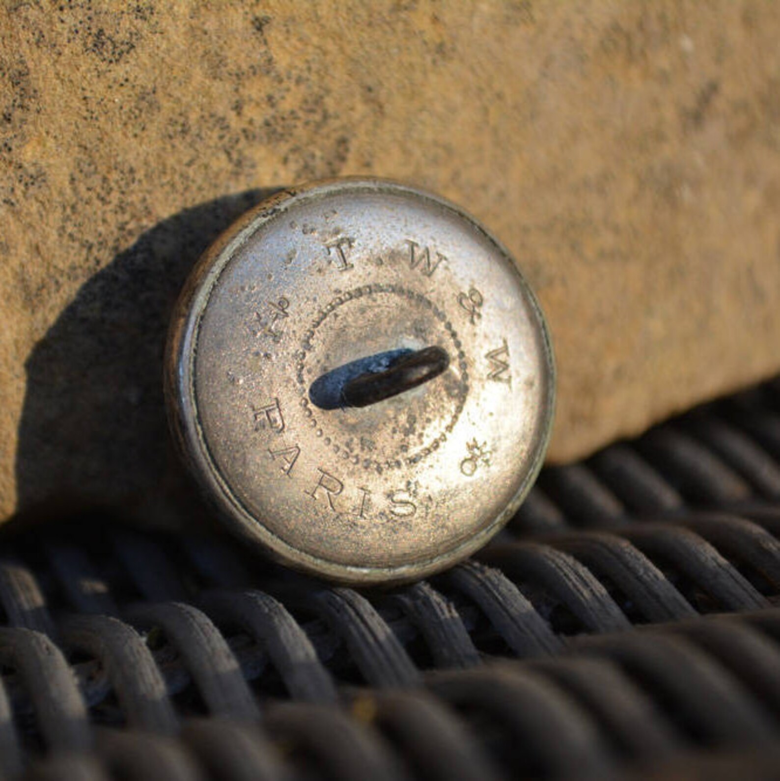Rare Antique French Crown Button, Antique Livery Buttons, Vintage ...