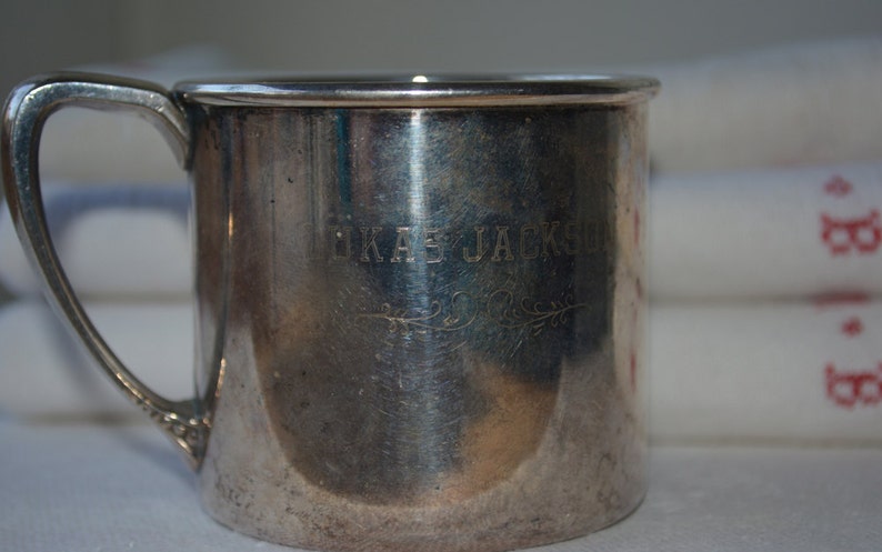 Antique Oneida Silver Plate Childs Cup - Etsy