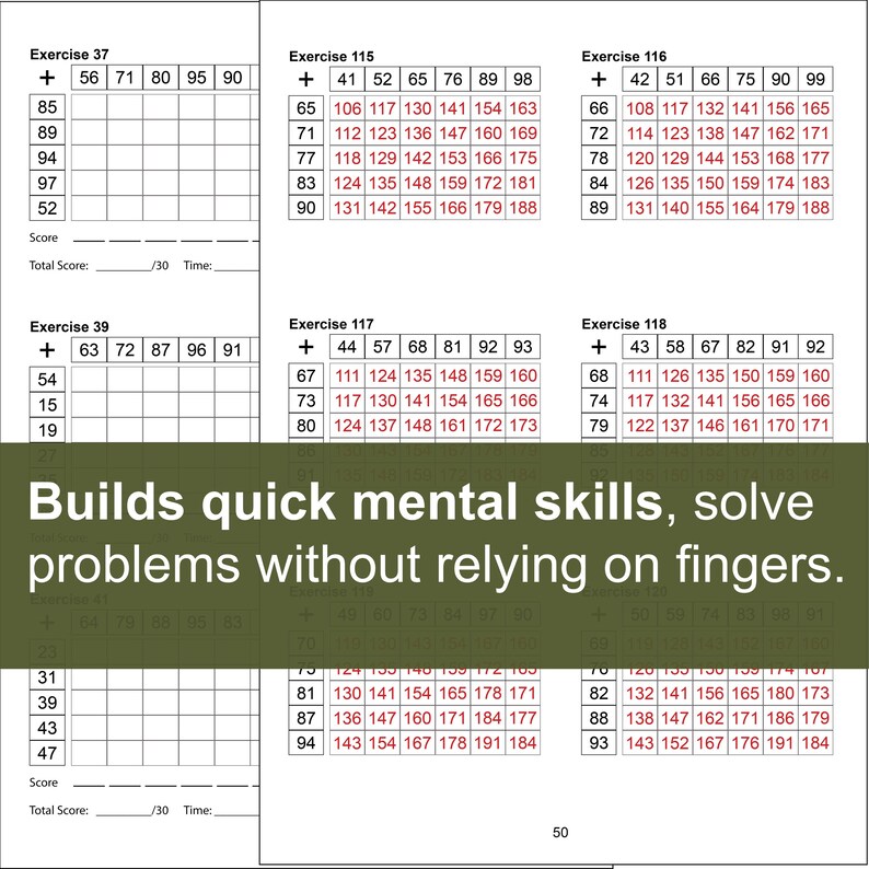 Mental Math Mastery - Addition | Gamified Learning - Challenge Family ...