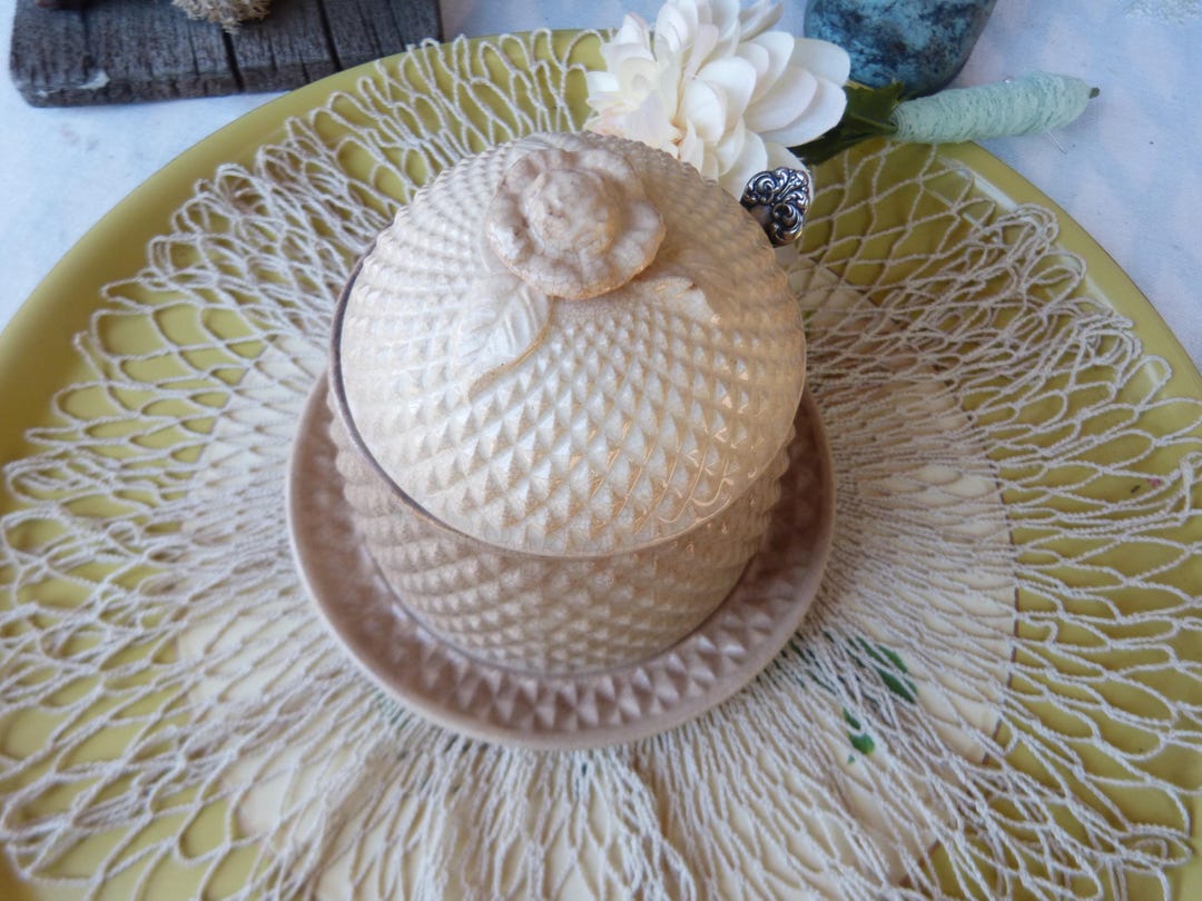 Vintage Honeycomb Honey Jar: Basket Weave Pattern, Made in Japan - Etsy
