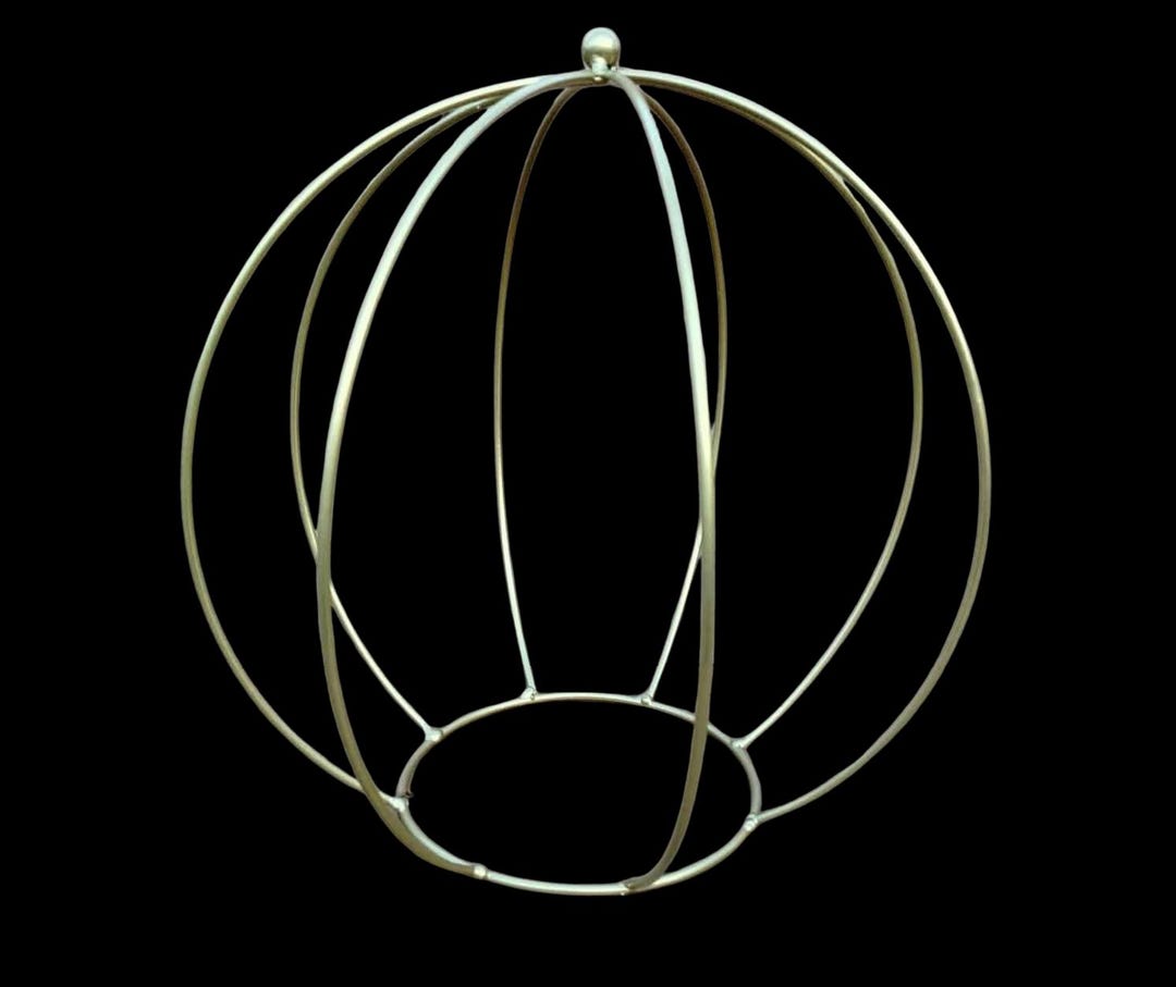 Metal Floral Sphere 90 Cm Frame Base Striking Decoration for Home ...