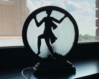 Art Deco Dancing Lady Lamp - Etsy