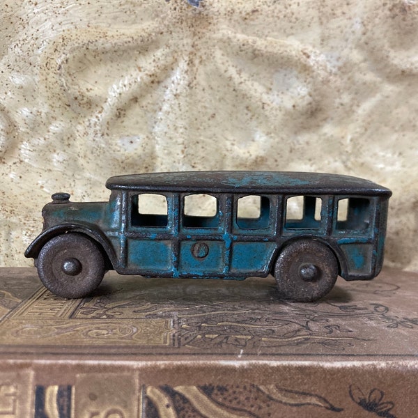 Cast Iron Arcade Bus - Etsy
