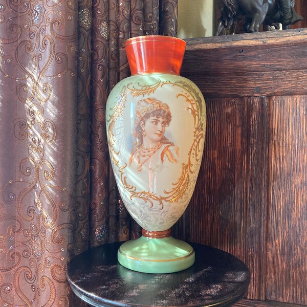 Bristol Glass Vase - Etsy