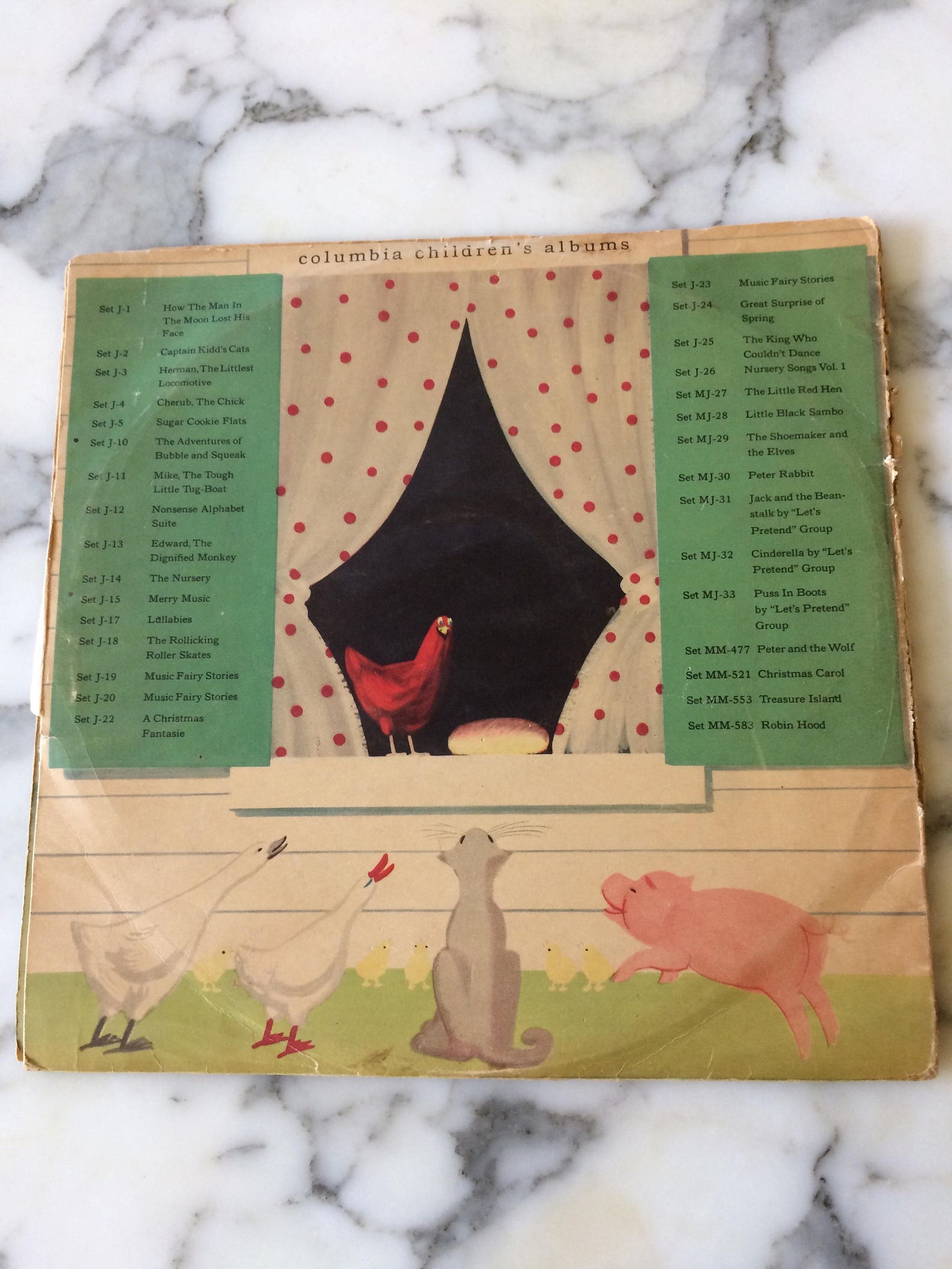 The Little Red Hen Record Set Gene Kelly - Etsy