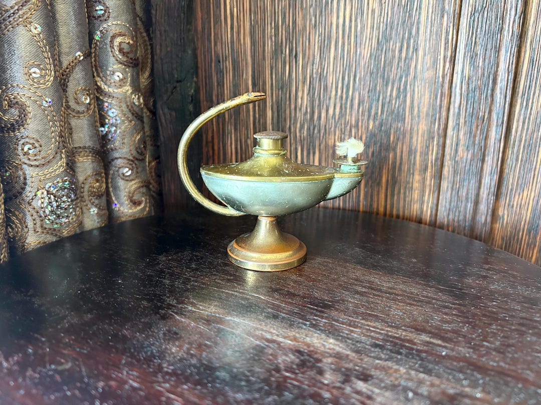 Mini Brass Aladdin Lamp - Etsy