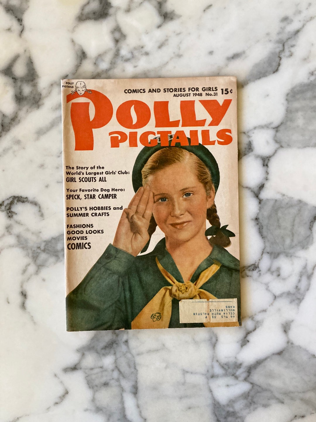 Polly Pigtails Magazine August 1948 Number 31 - Etsy