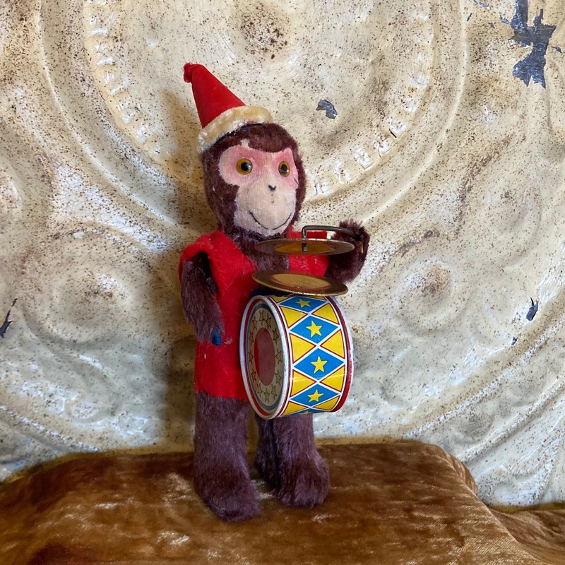 Jouet singe cymbale - Etsy France