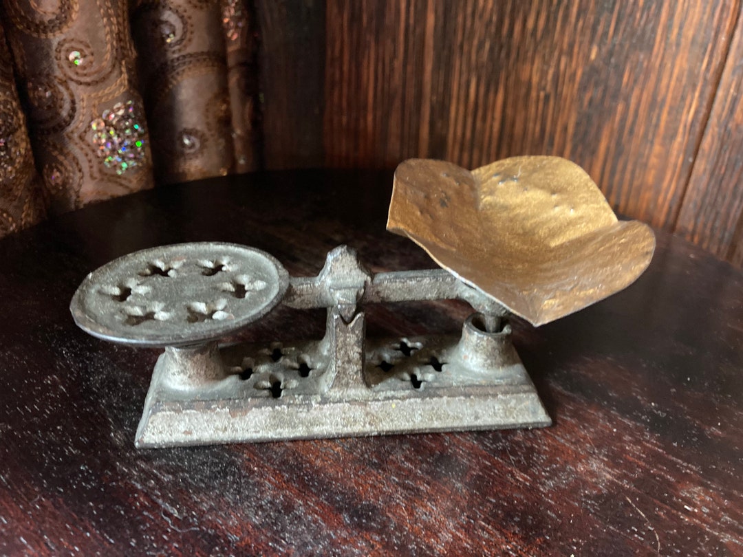 Cast Iron Miniature Balance Scale - Etsy