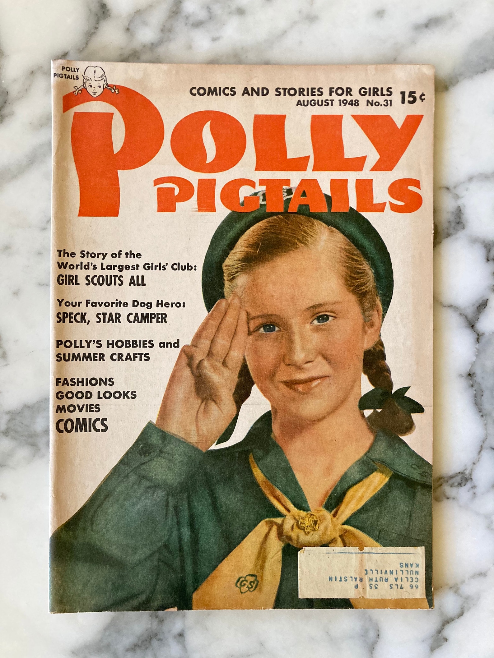 Polly Pigtails Magazine August 1948 Number 31 - Etsy