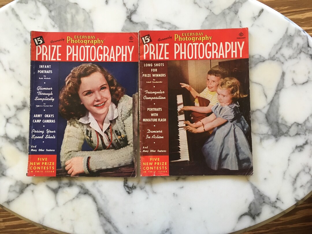 Two Prize Photography Magazines From 1941 - Etsy